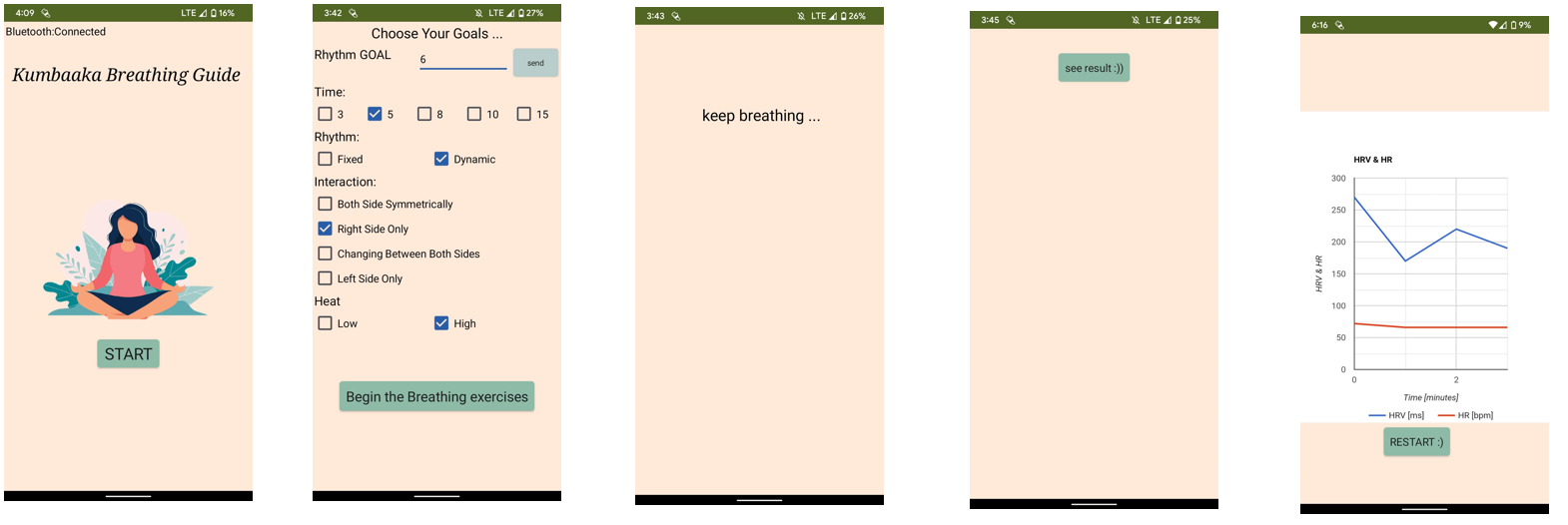 Kumbaaka breathing guide - Diglab